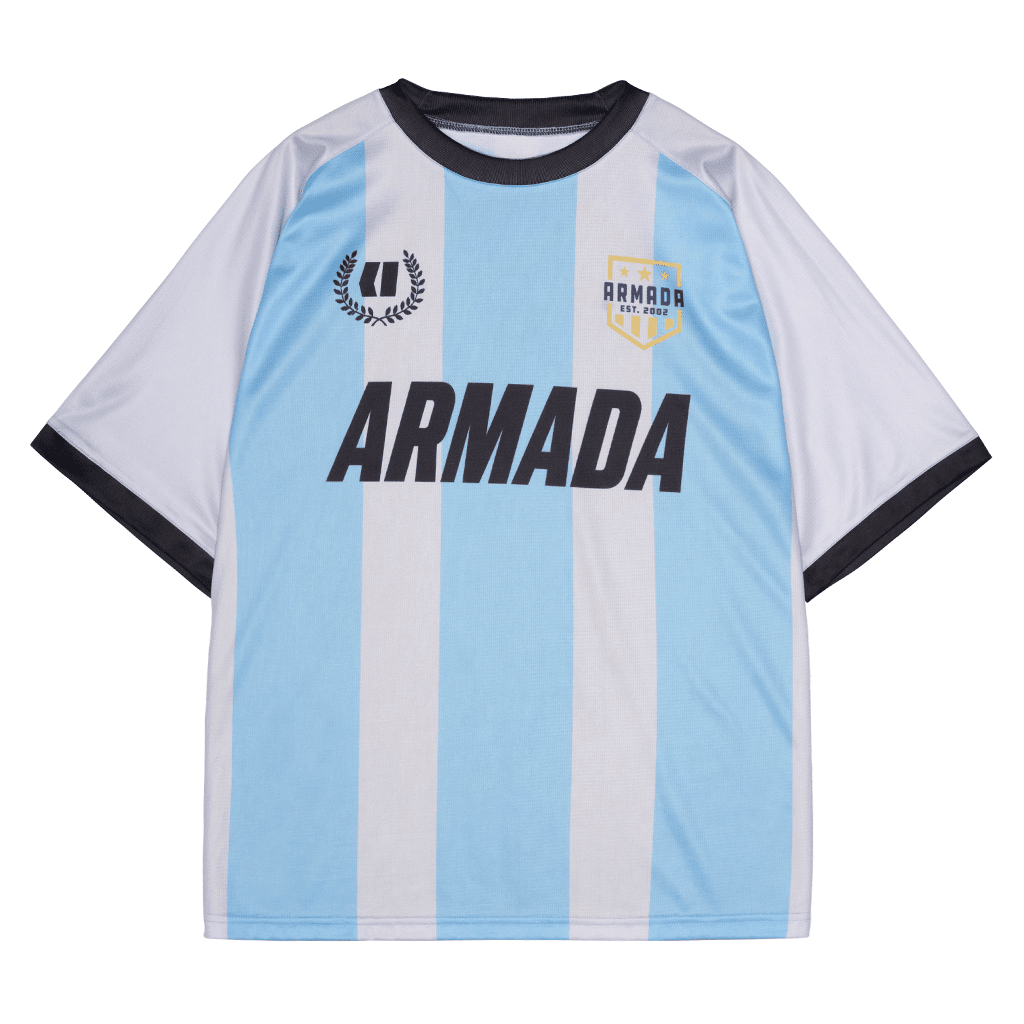 AR jersey - Blanc / Bluebird – D-STRUCTURE